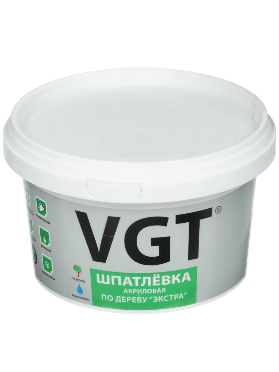 VGT, Шпатлевка по дереву влагостойкая, тонкодисперсная, финишная, сосна, 1 кг, Экстра