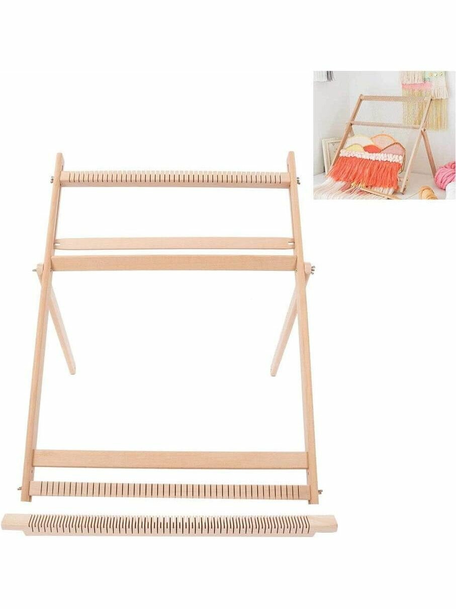 Деревянная регулируемая ручная вязальная машина