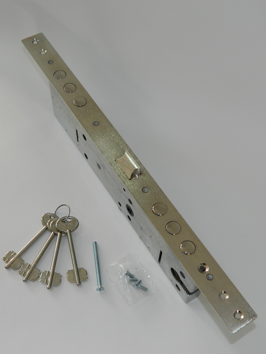 Замок врезной Гардиан 1512 универсальный комбинированный с двумя механизмами секретности