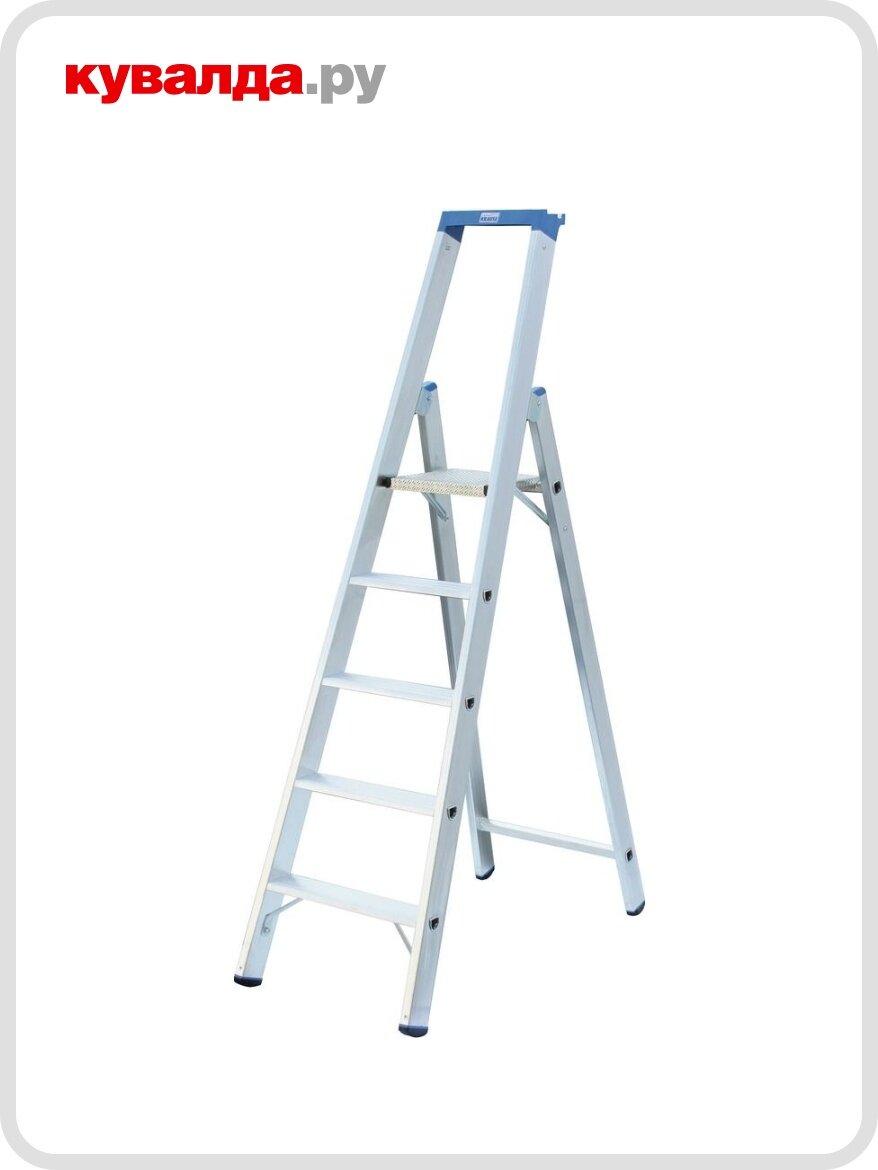 Стремянка алюминиевая KRAUSE STABILO 5 ступеней