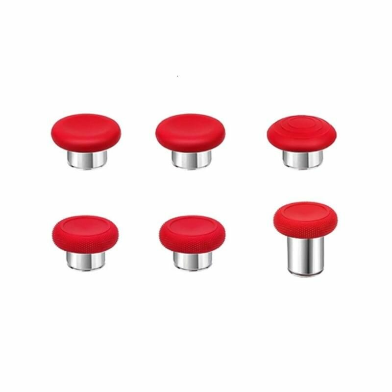 Аналоговый джойстик для геймпада, серебристо-красный