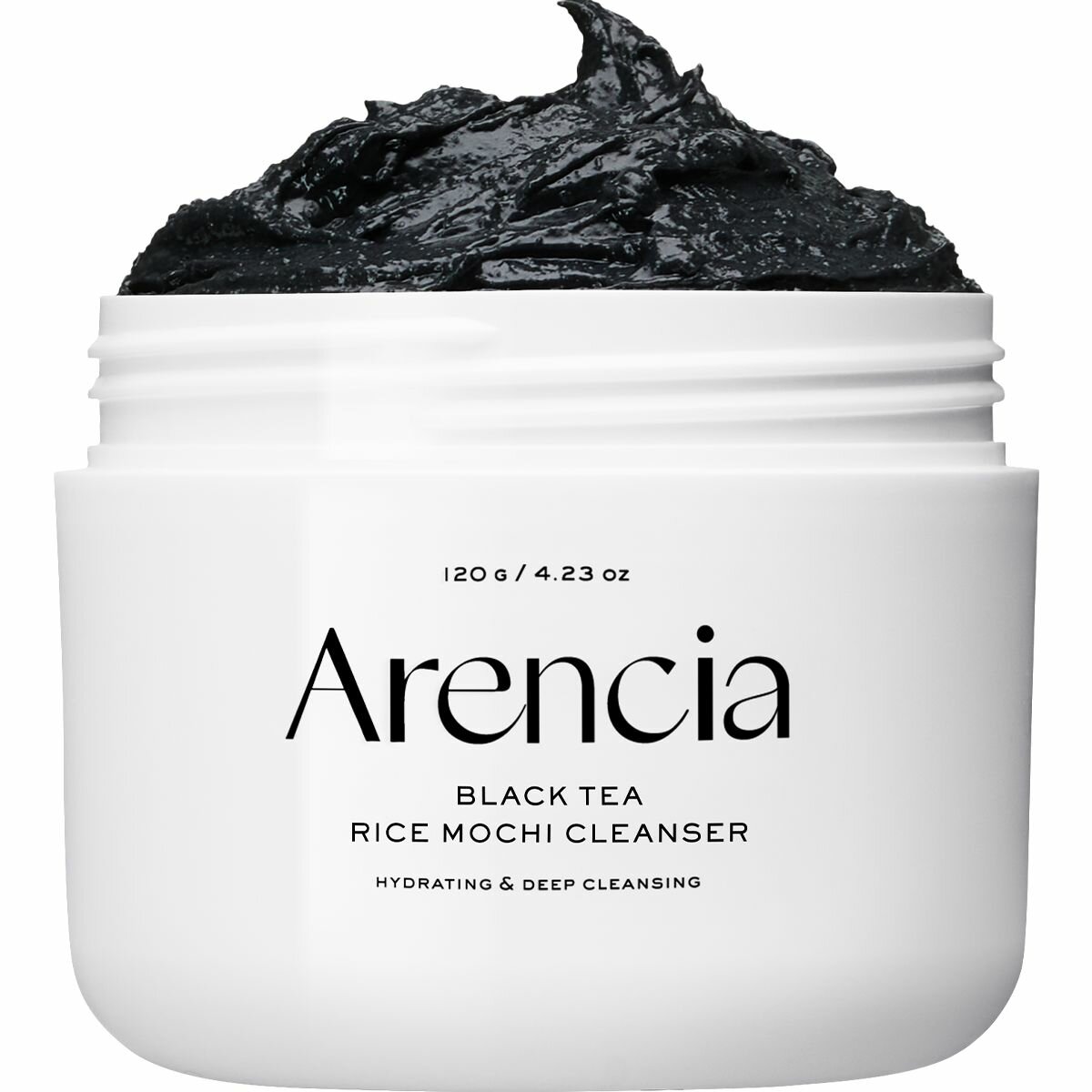 Очищающее средство 3в1 с чёрным чаем и юдзу Arencia Black Tea Rice Mochi Cleanser 120g