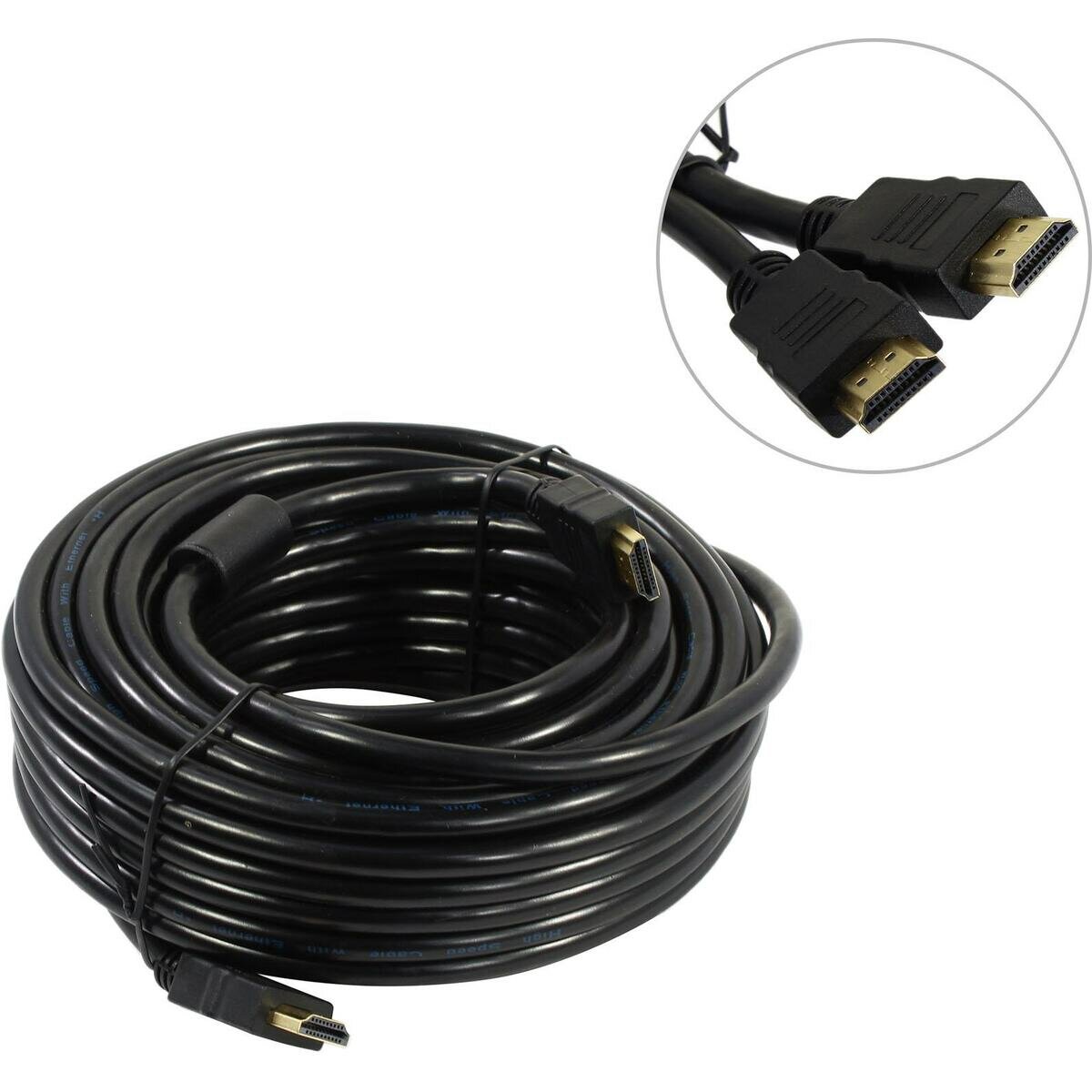 Bion Кабель HDMI to HDMI (19M -19M) 15м ver1.4, 4K UHD