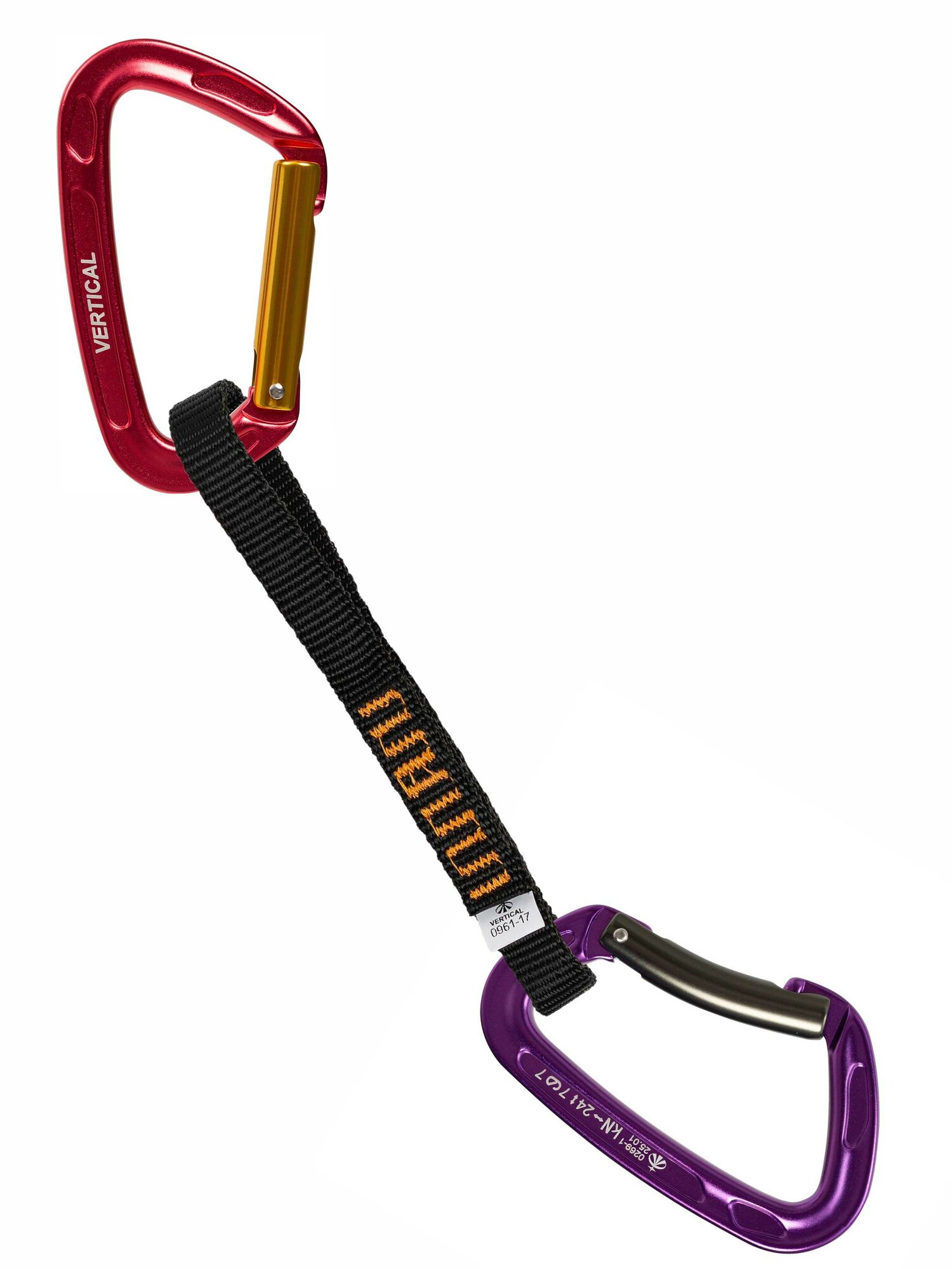 Ver 0965 Оттяжка скалолазная Vertical с карабинами Вертикаль