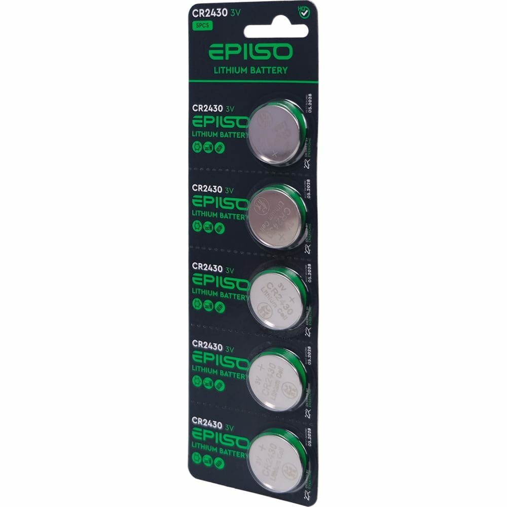Литиевые элементы питания Epilso cr2430