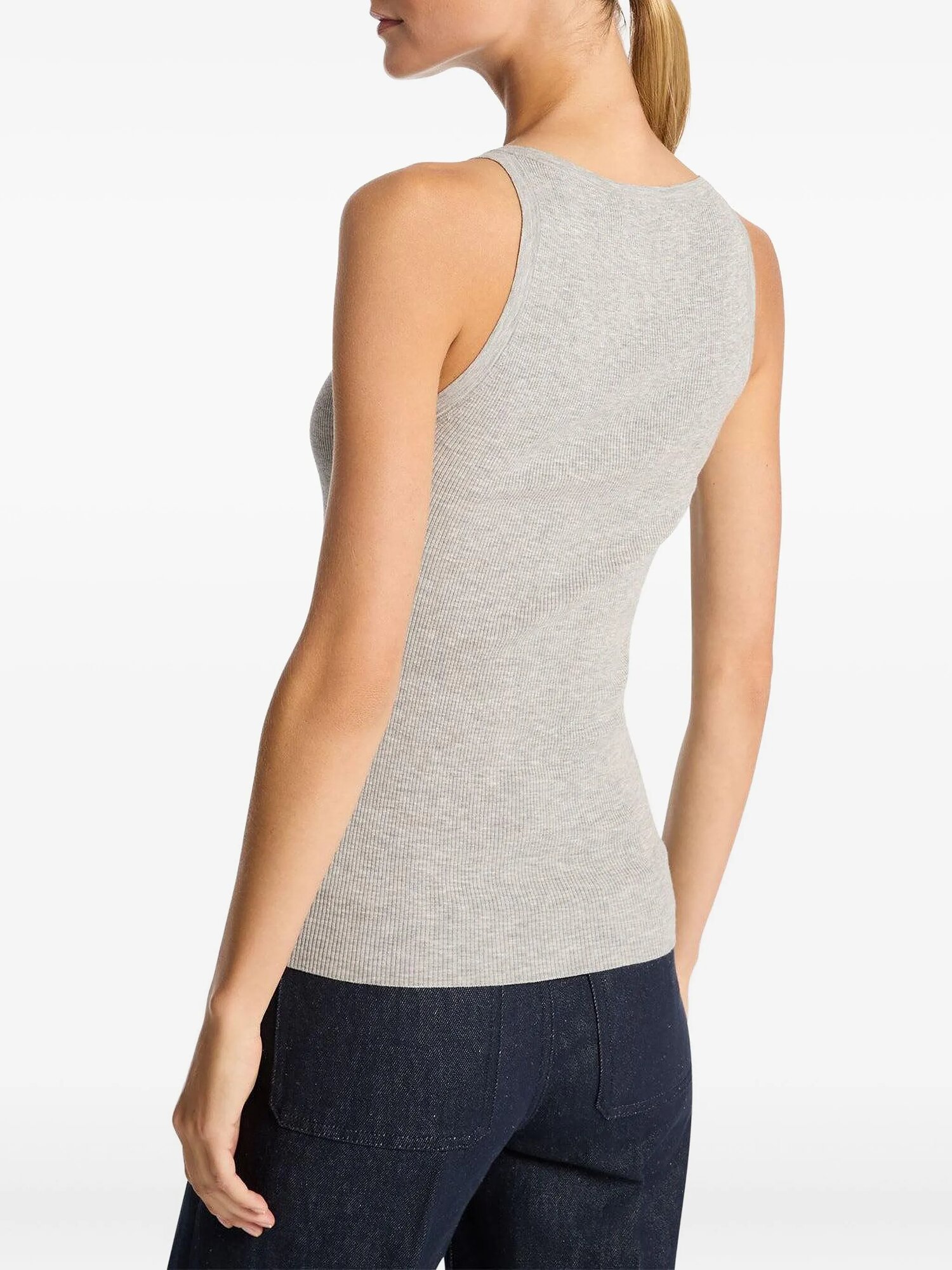 Топ Michael Kors Collection Ribbed tank top, размер 46 — фото 1