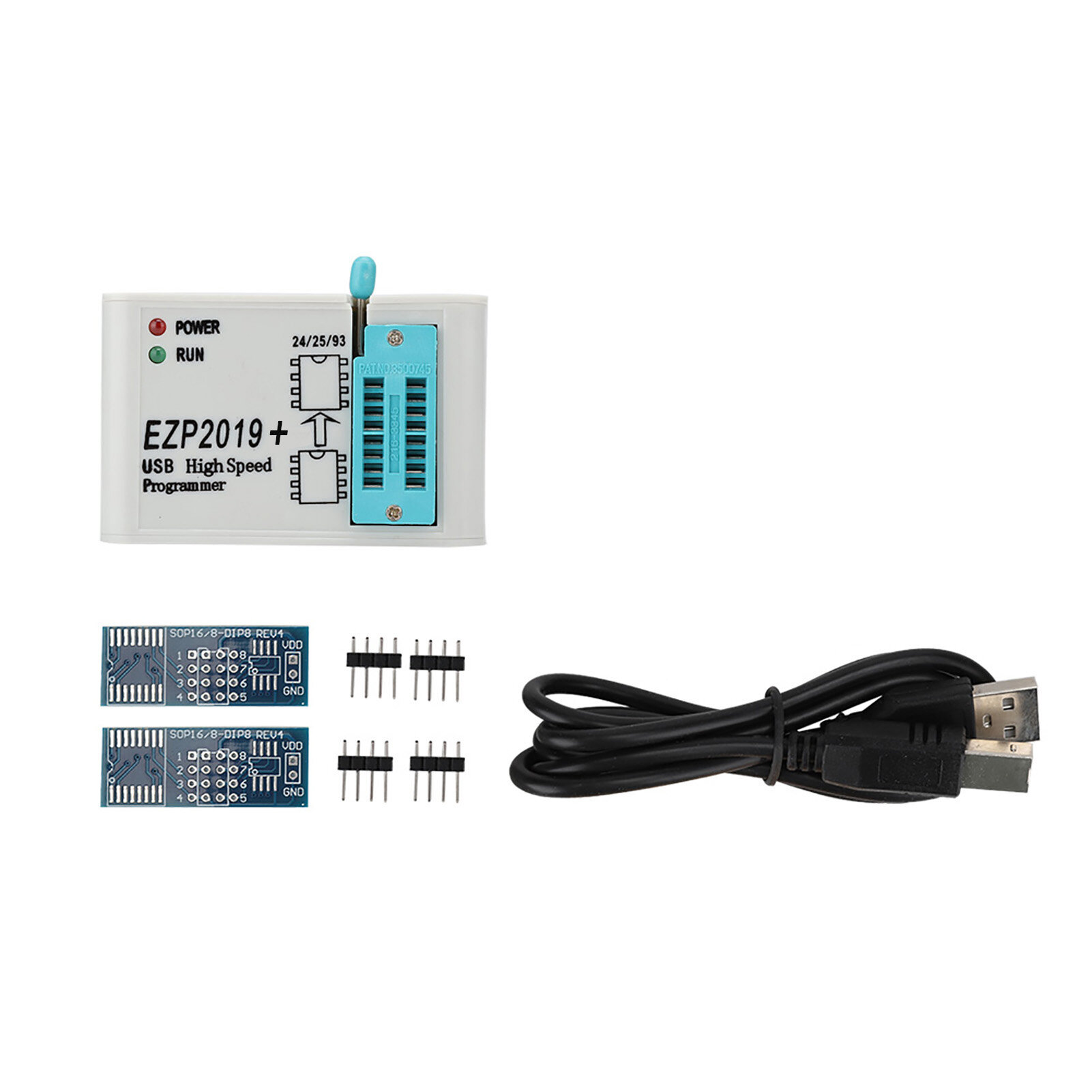 Программатор EZP2019+ High Speed USB SPI с поддержкой проверенных баз, ПО для ПК и обновлениями прош