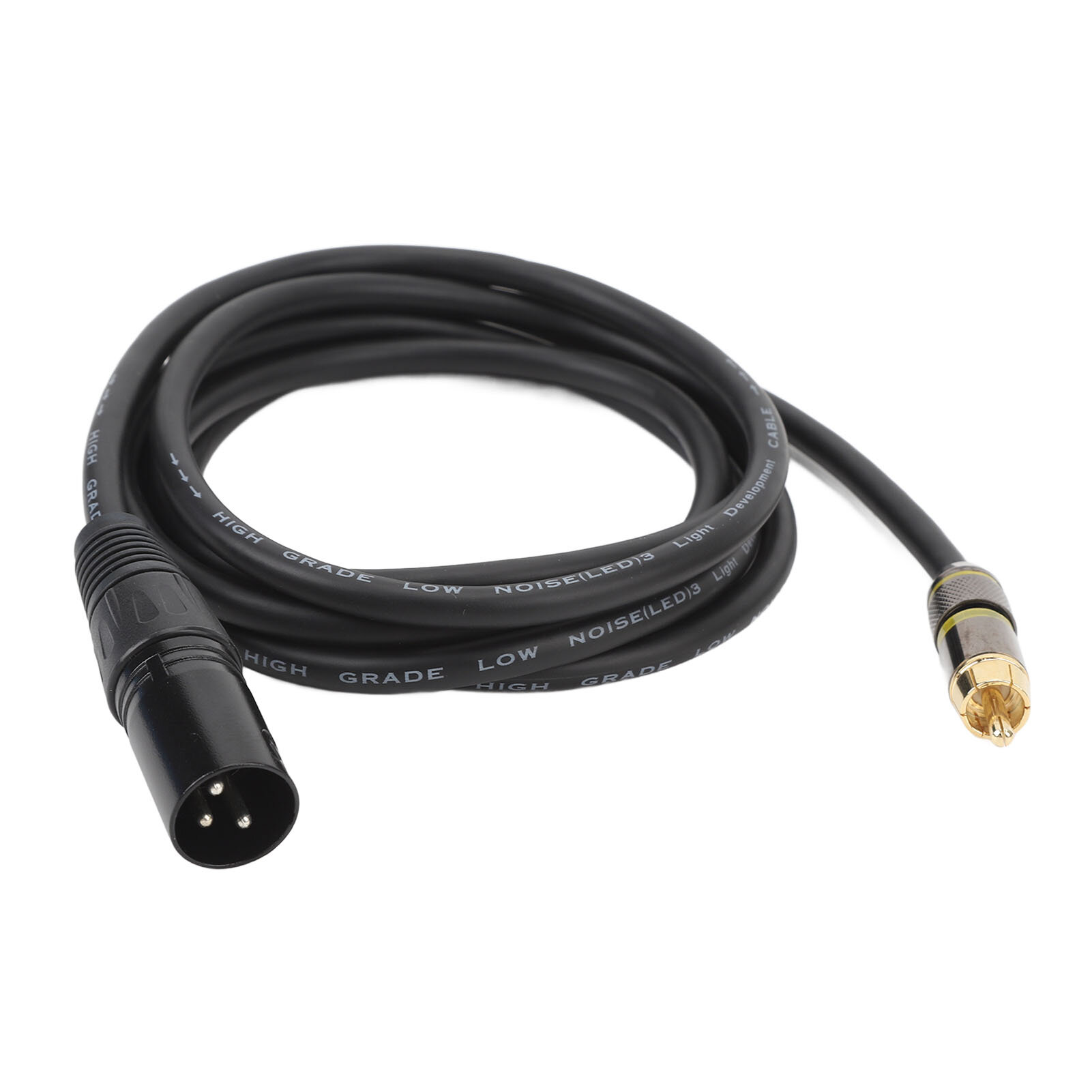 Кабель XLR папа-папа 22 AWG, бескислородная медь, экранированный XLR папа-папа , микрофонный кабель для микшерного пульта, микрофон 6,56 футов