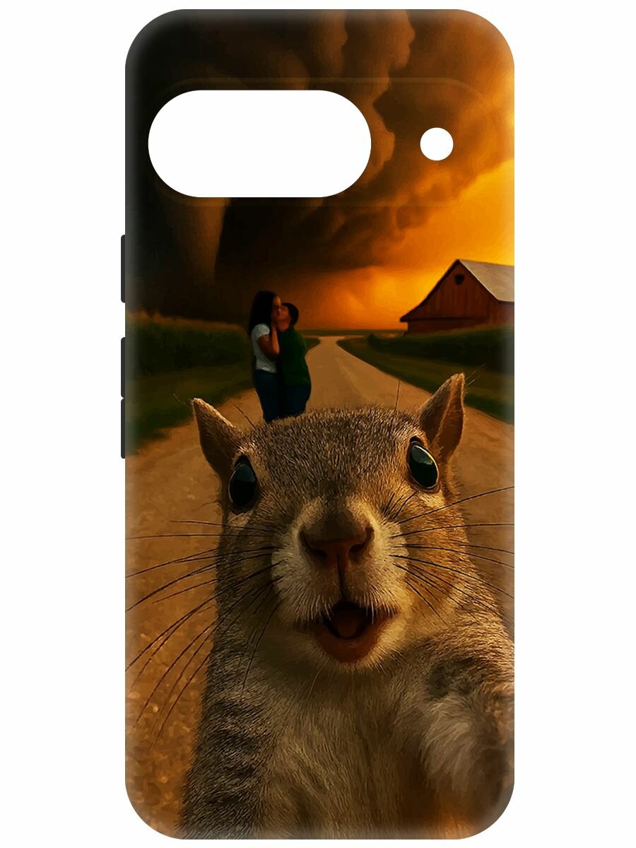 Чехол-накладка Krutoff Soft Case Репортер для Google Pixel 9 черный