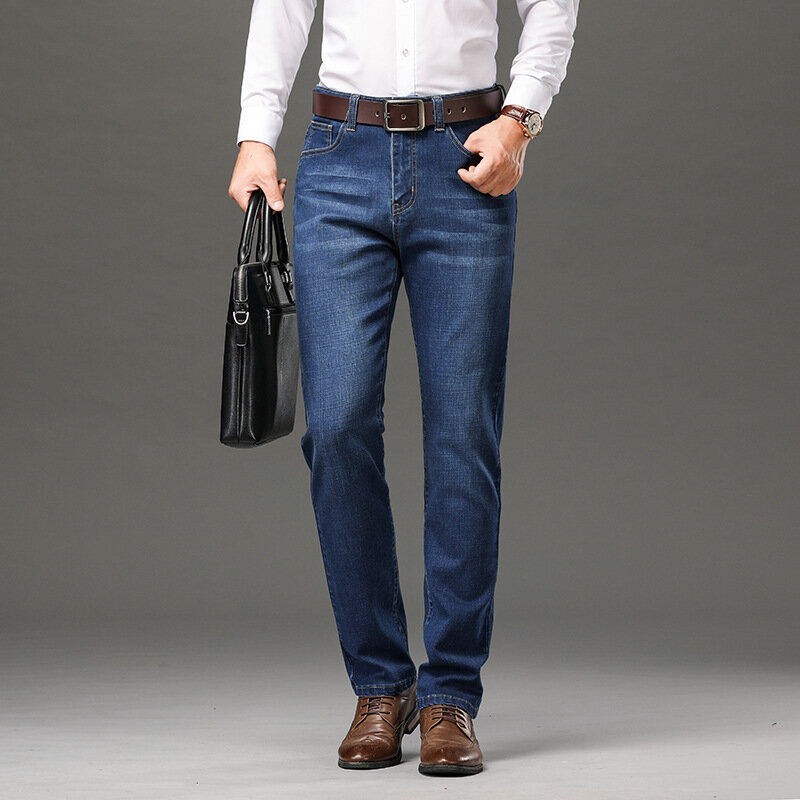 Мужские джинсы Версия повышения_прямые B1, талии_28