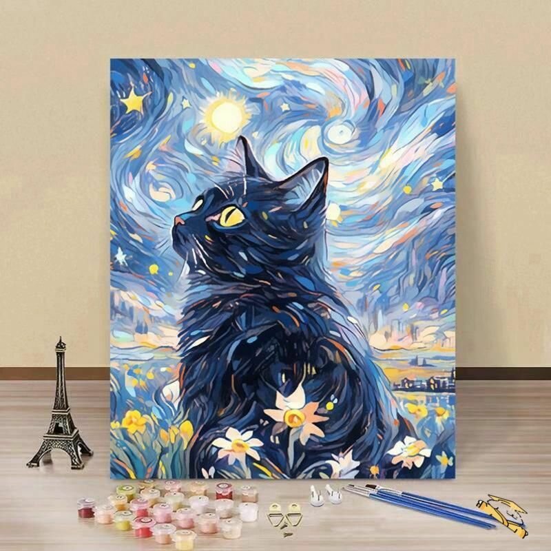 Картина по номерам, холст на подрамнике 30 х 40 см, набор для творчества, Подарки друзьям, родственникам и детям