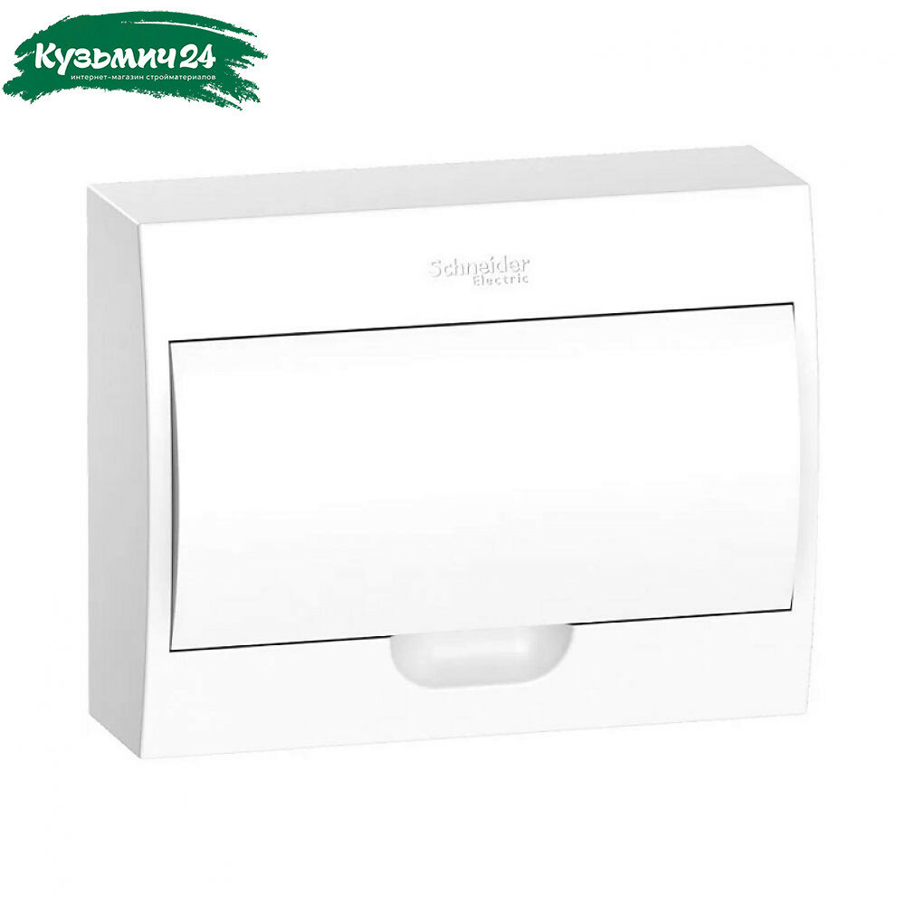 Бокс пластиковый Schneider Electric EASY 9, IP40, 12 модулей, навесной с белой дверью EZ9E112P2SRU, 1 шт.