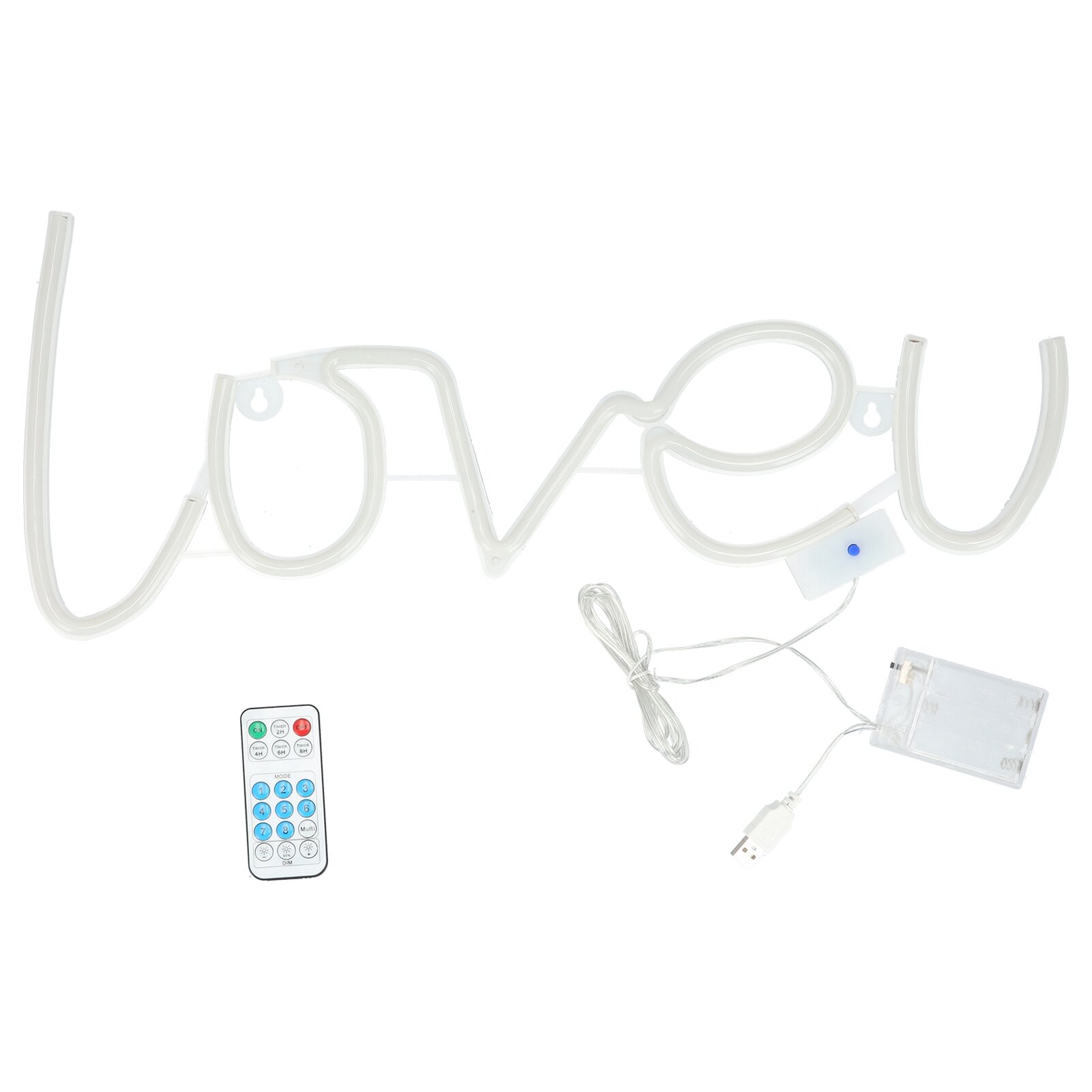 LOVEU Neon Light LED праздничное украшение дома фиолетовым светом