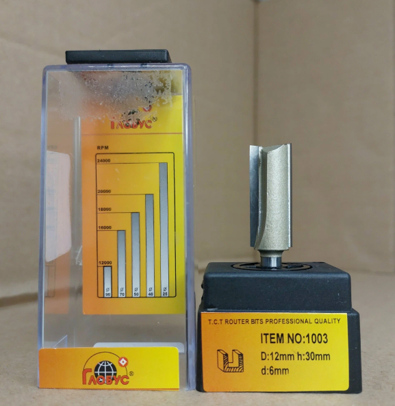 Фреза Globus 1003 D12 пазовая прямая