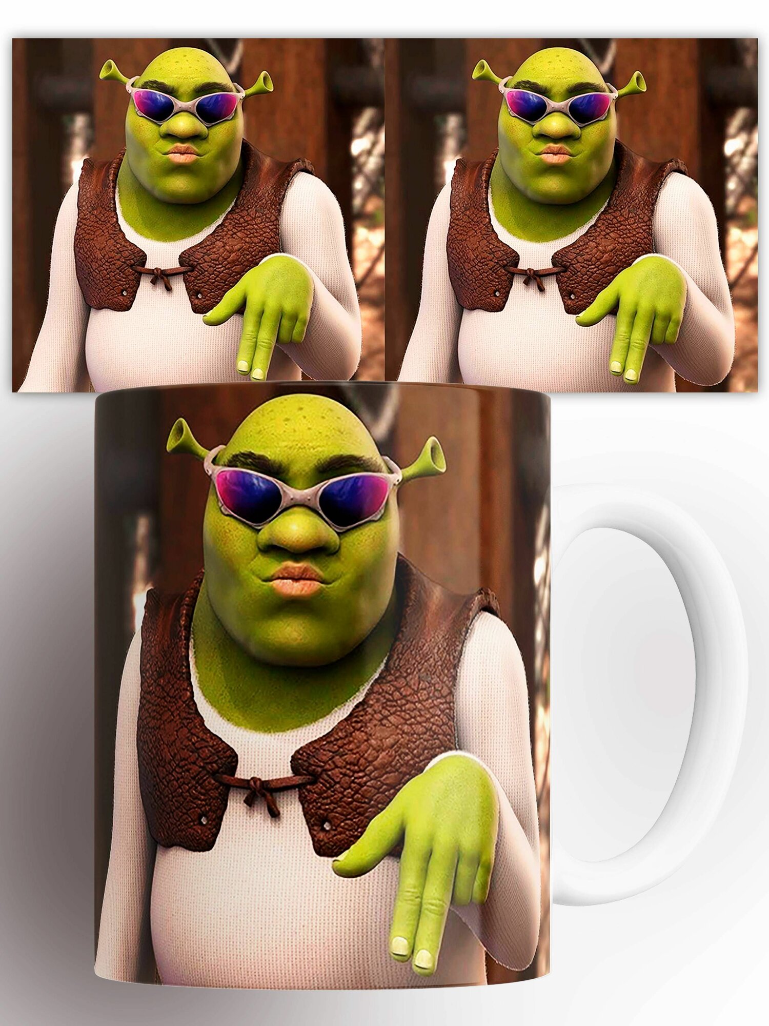 Кружка с приколом Шрек Shrek 330 мл