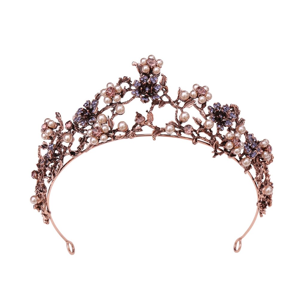 Элегантные хрустальные свадебные тиары, сверкающие цветами и листьями, акцентируют на свадьбы важное событие