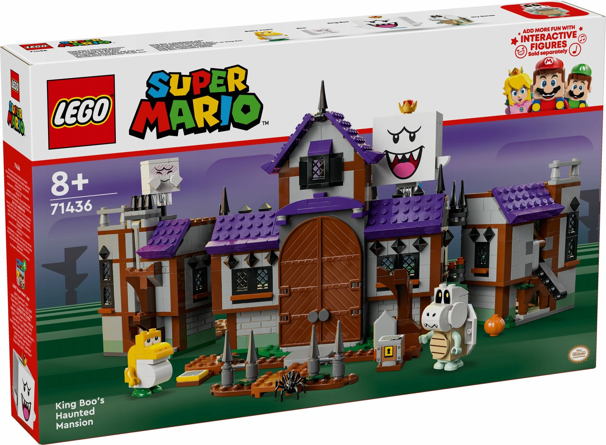 Конструктор LEGO Super Mario - Особняк короля Бу с привидениями - Лего Супер Марио 71436