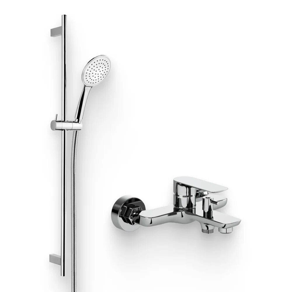 Душевой комплект Смеситель Paini Garda 76CR111 / Гарнитур Modena MDCR121 хром