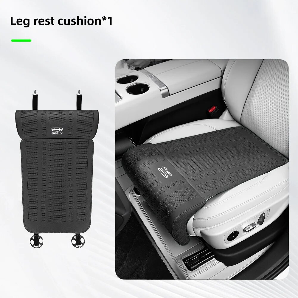Для Geely Coolray Emgrand Okavango Monjaro Preface EX5 EC78 удлинитель автомобильного сиденья, подушка для ног для поддержки ног водителя, наволочка Geely-Seat 1pcs