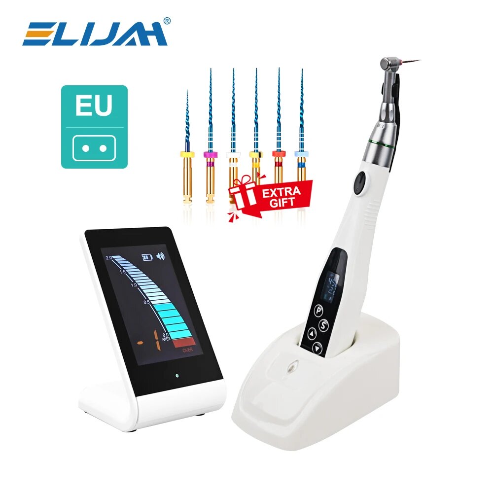 ELIJAH Беспроводной эндомотор для корневых каналов 16:1 EU White Kit