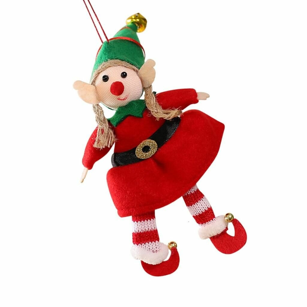 Рождественская Кукла-Эльф, Украшения Для Кукол-Красный