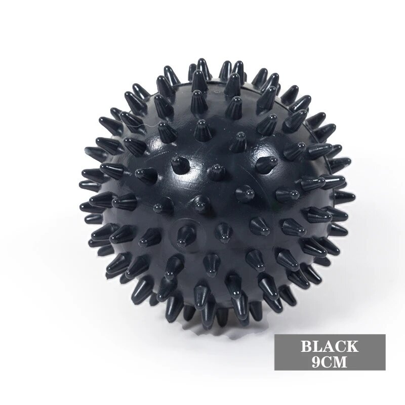 Массажный мяч QzeUpwardSpirit 9 см Черный, 9cm Black