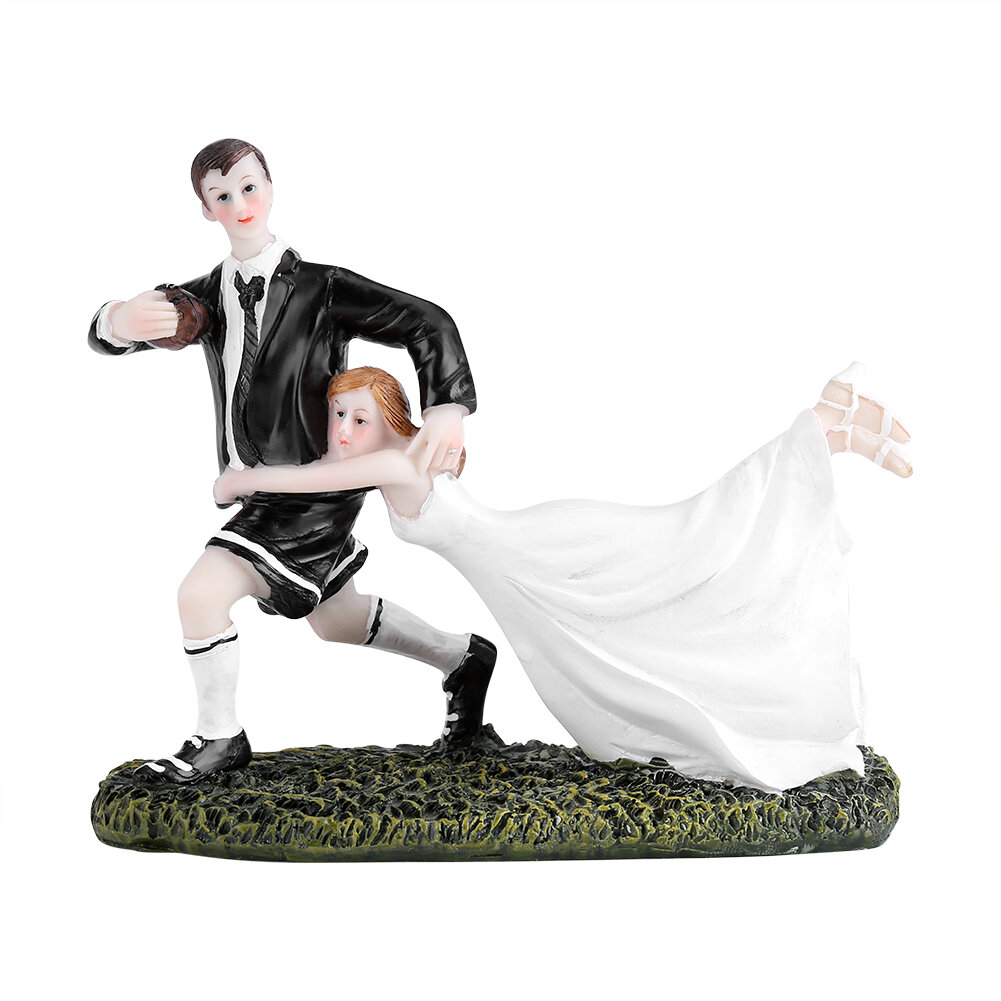 Романтическая фигурка танцующей пары невесты, украшение для свадебного торта