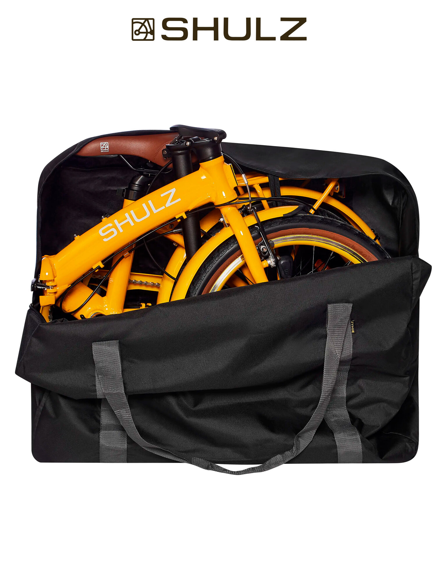 Чехол для складного велосипеда Shulz с колесами 20″, черный цвет