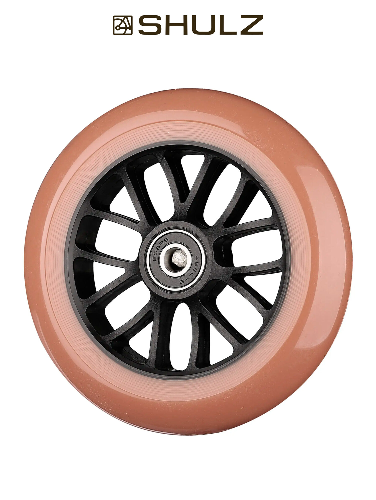Колесо для самоката SHULZ 120 мм, ABEC-9, полиуретановое - Коричневый