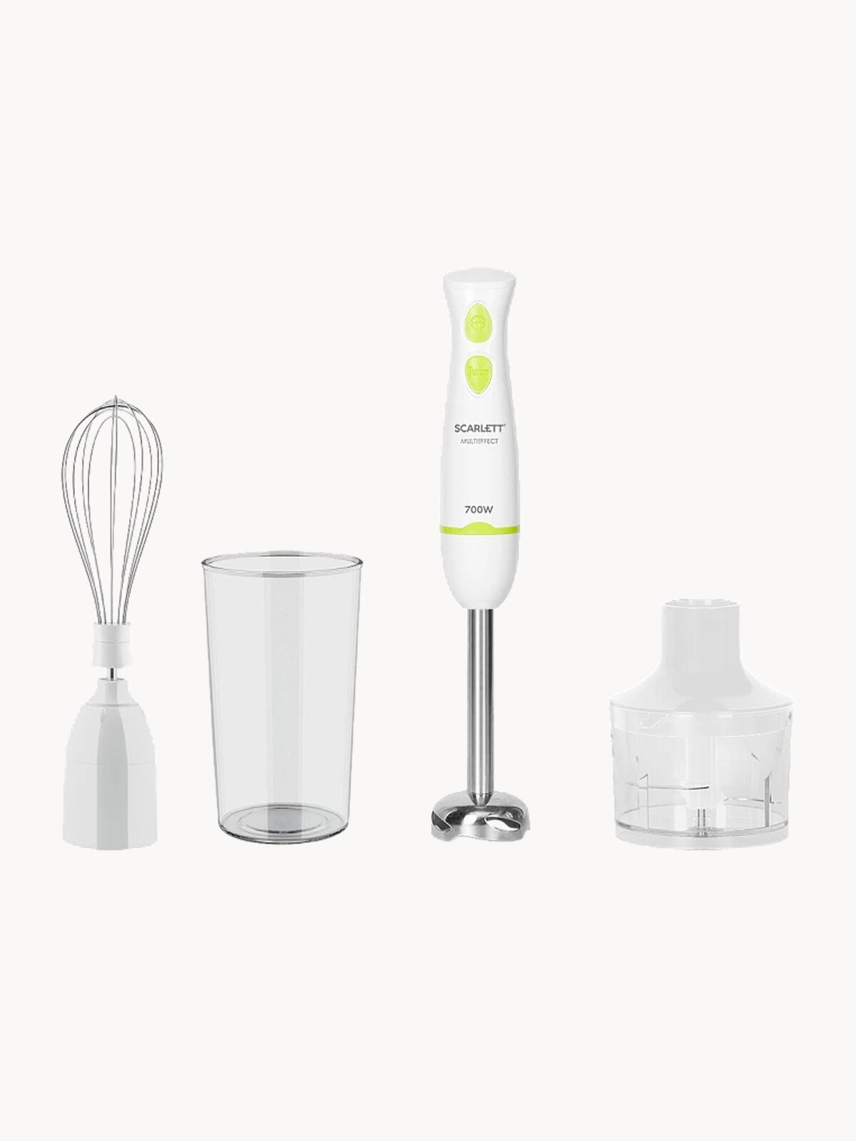 Блендер погружной SCARLETT SC-HB42F67 с режимом Turbo, нож MULTIEFFECT