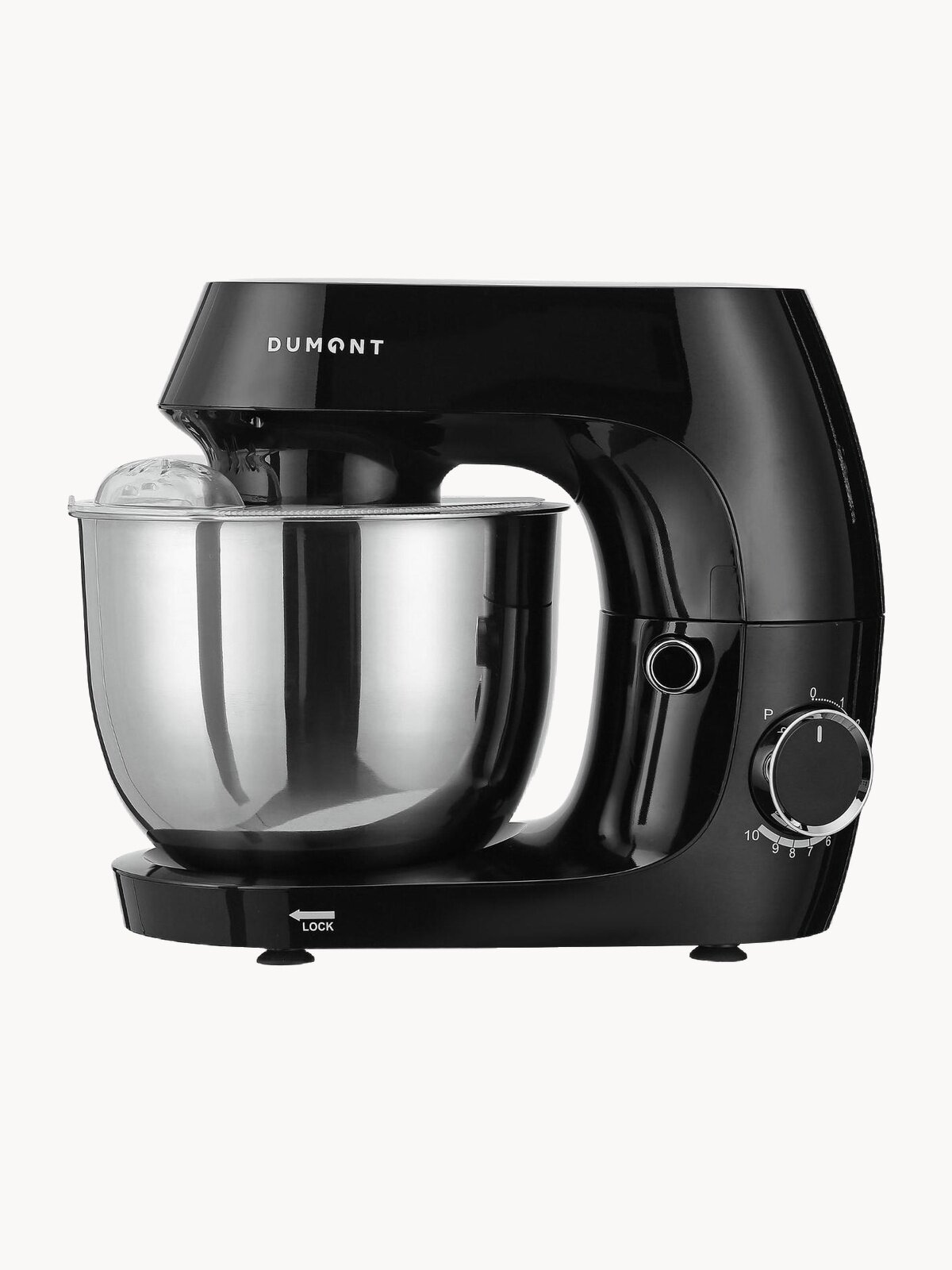 Планетарный миксер Dumont DMSM-2001, 1600 Вт, чаша 5,5 л, черный