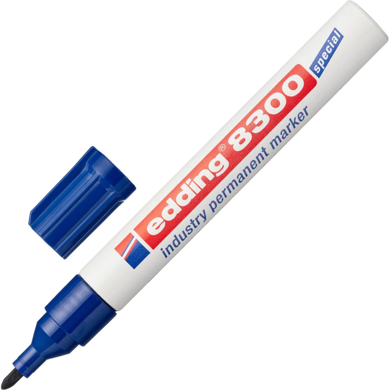 Маркер для агрессивной среды EDDING E-8300/3 синий 1.5-3мм