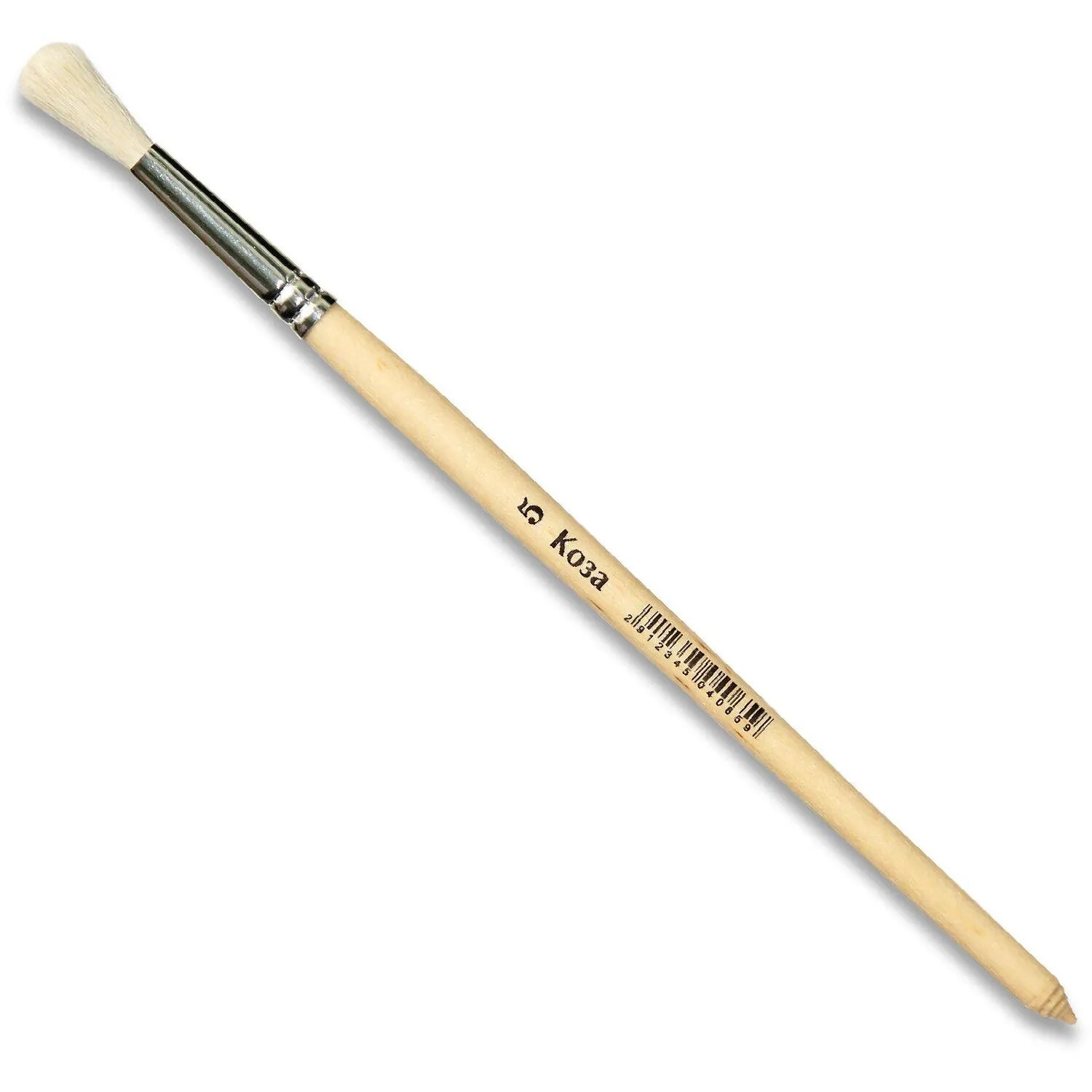 Кисть №1School коза круглая №5