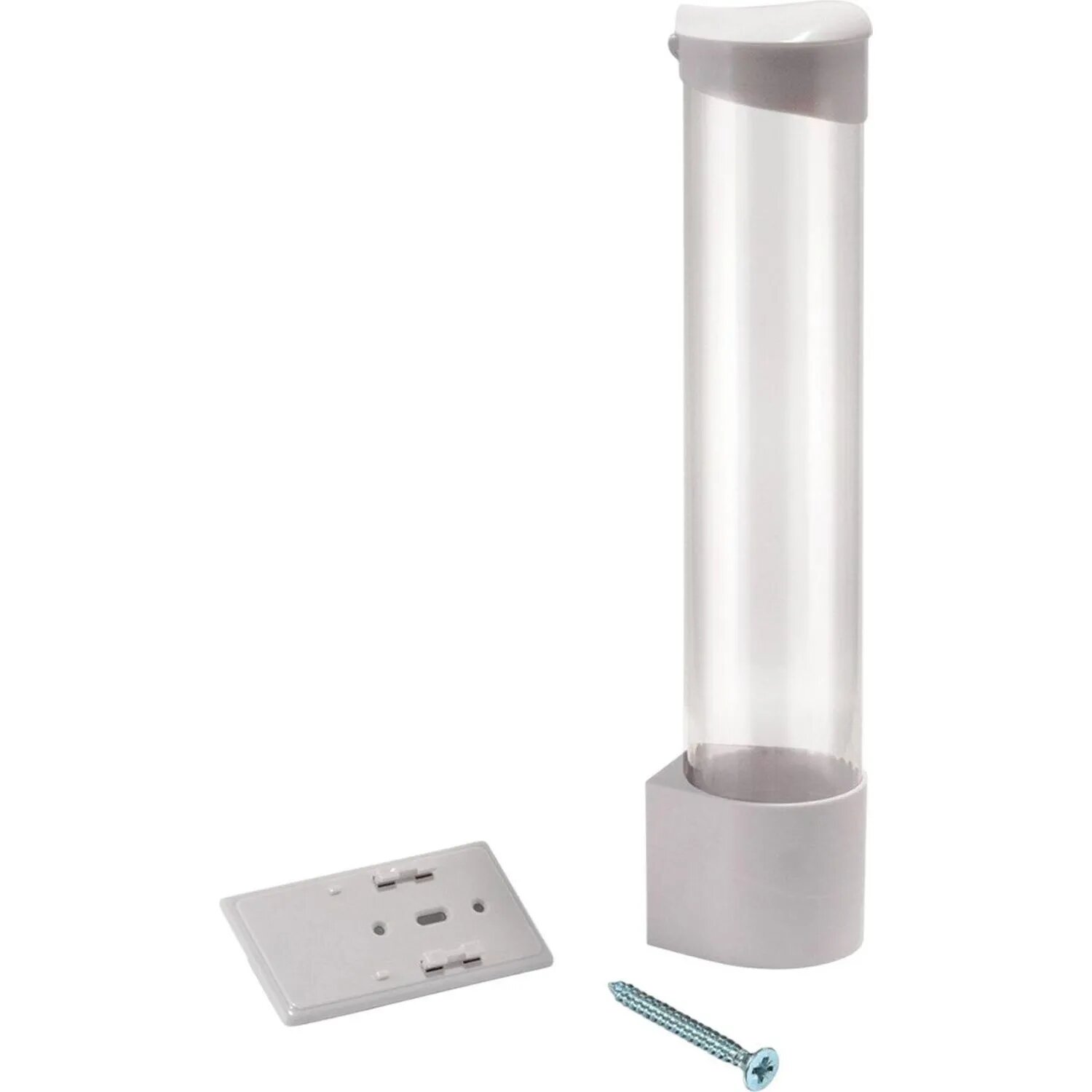 Держатель для стаканов на шурупах белый