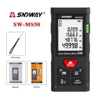 Лазерный дальномер SNDWAY SW 50M 70M 100M MS50 50M