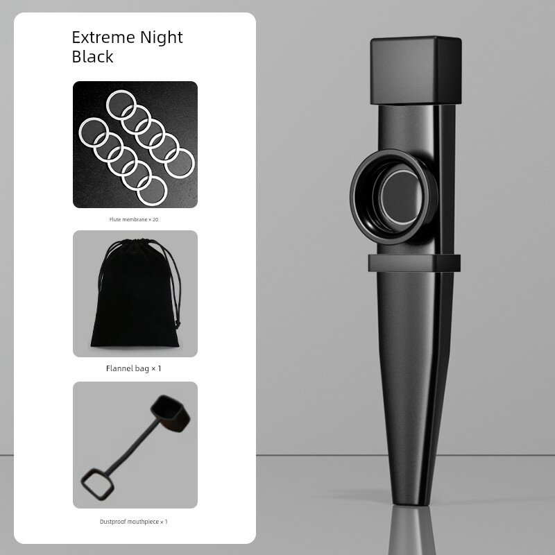 Профессиональная ночная черная металлический козуна с 20 мембранами, продвинутый детский инструмент