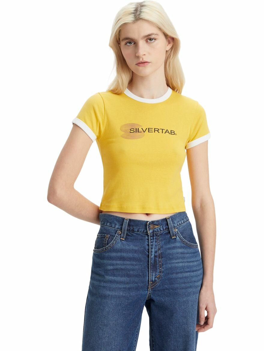 Футболка Women Silver Tab Crew Neck T-Shirt