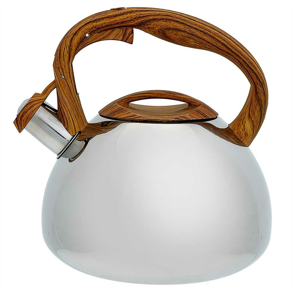 Чайник со свистком Alpenkok AK-517, 3 литра, из нержавеющей стали