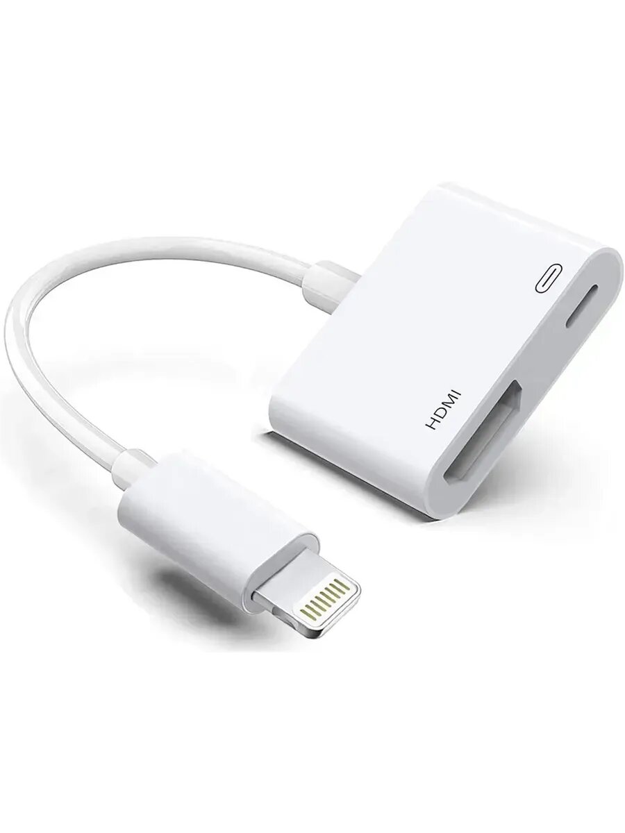 Цифровой AV-адаптер Lightning, iPhone HDMI для подключения
