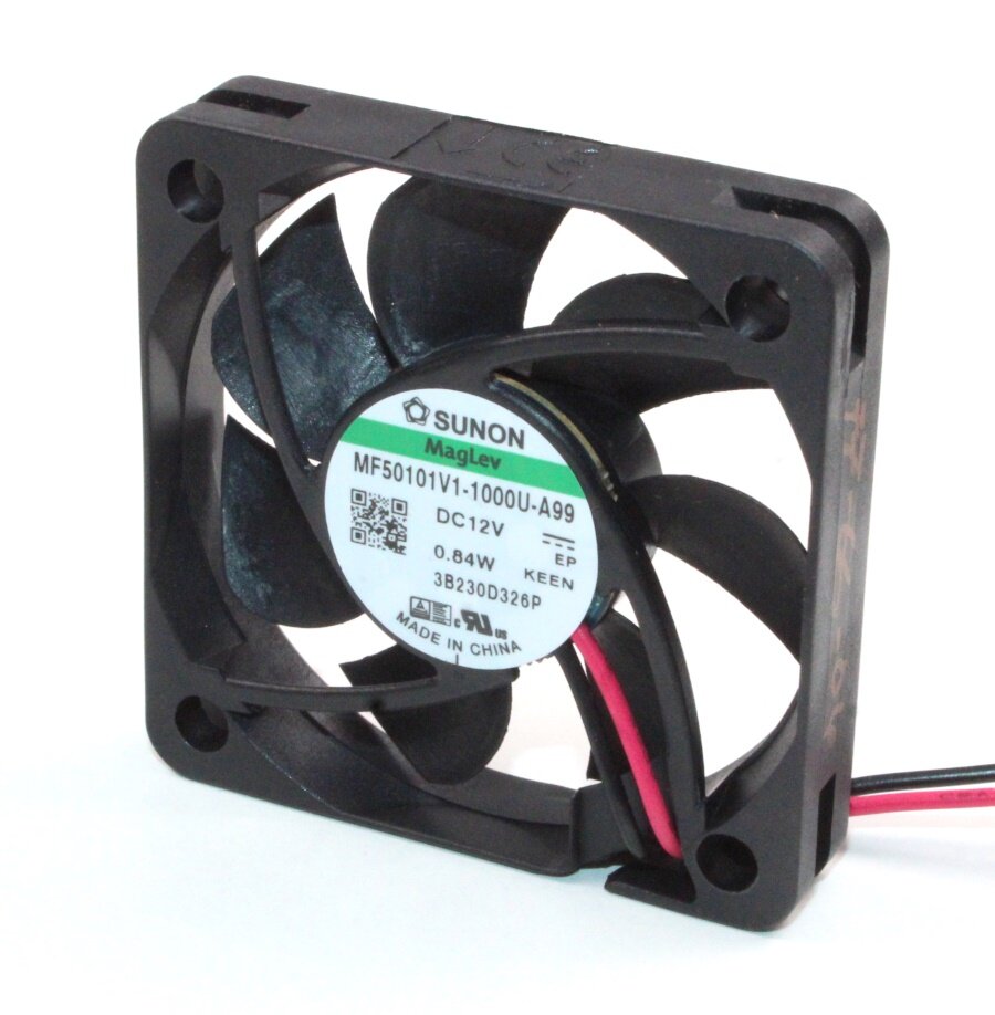 50х50х10мм, MF50101V1-1000U-A99, Вентилятор, Sunon, 12VDC, 23,32куб. м/ч, 30,7дБА