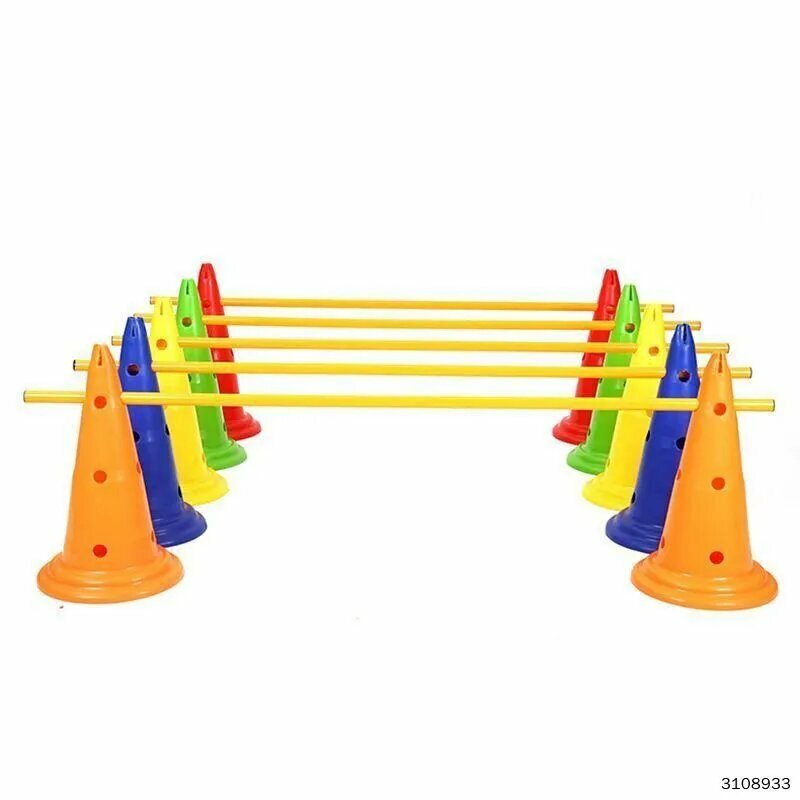 Набор препятствий для аджилити Dog Activity, Trixie (6 конусов 30 см, 3 перекладины 100см, 32091)