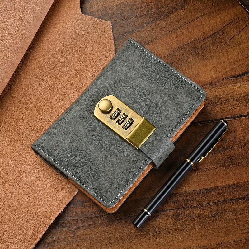 Блокнот для записей А7 с кодовым замком