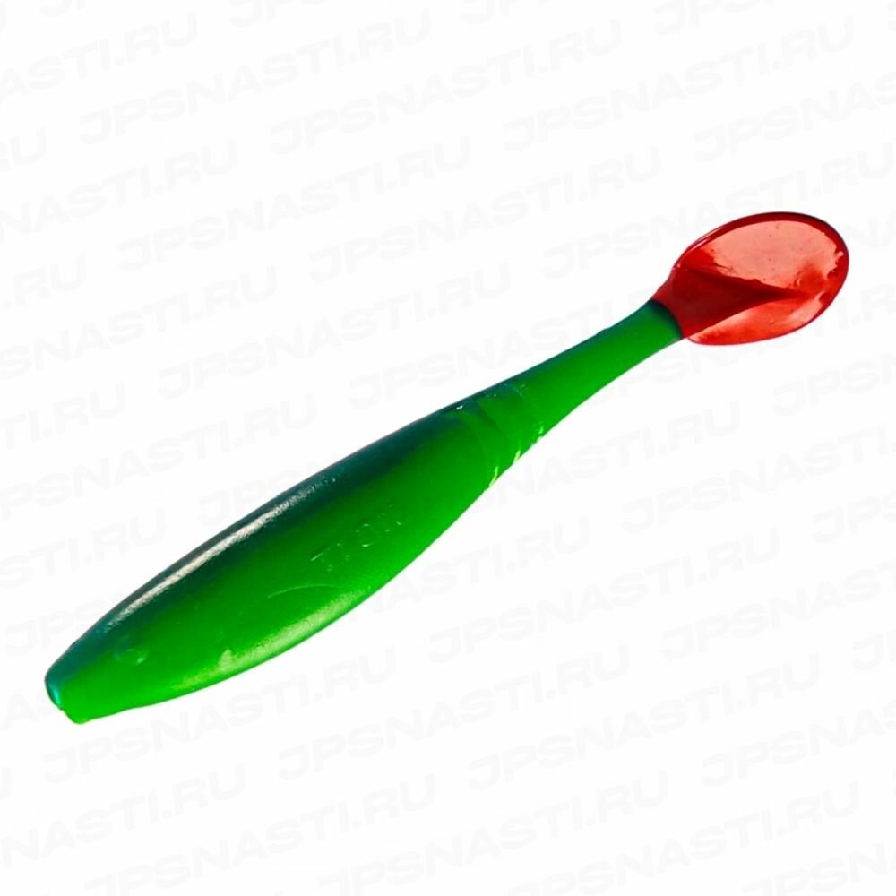 Силиконовые приманки для рыбалки Jig It Flutter 3.2, 002, чеснок / Приманки для ловли щуки и судака