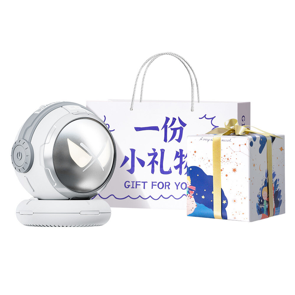 Беспроводные колонки CHIELYUAL Alien speaker - gray white [gift bag], белые