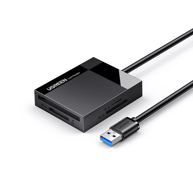 USB-считыватели карт UGREEN 30229-multicard single read 0.5m, поддержка SD/TF/CF/MS