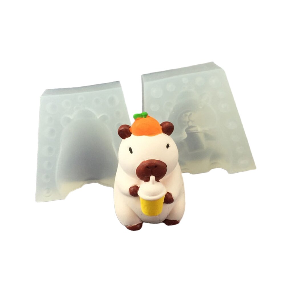 Силиконовая форма для украшения торта в виде капибар, материалы для творчества