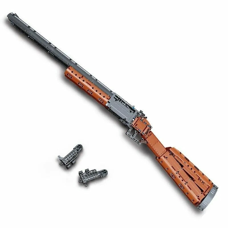 Конструктор Mould King Двуствольный дробовик, серия Block Gun, 1015 деталей, 14016