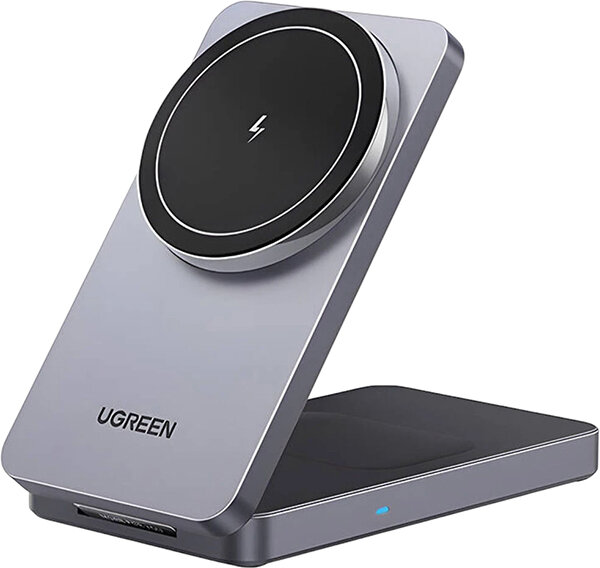 Беспроводное зарядное устройство Ugreen W528 серый