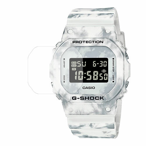 Скрин Мобайл защитный экран для часов Casio DW-5600GC-7 из гидрогелевая плёнка прозрачная
