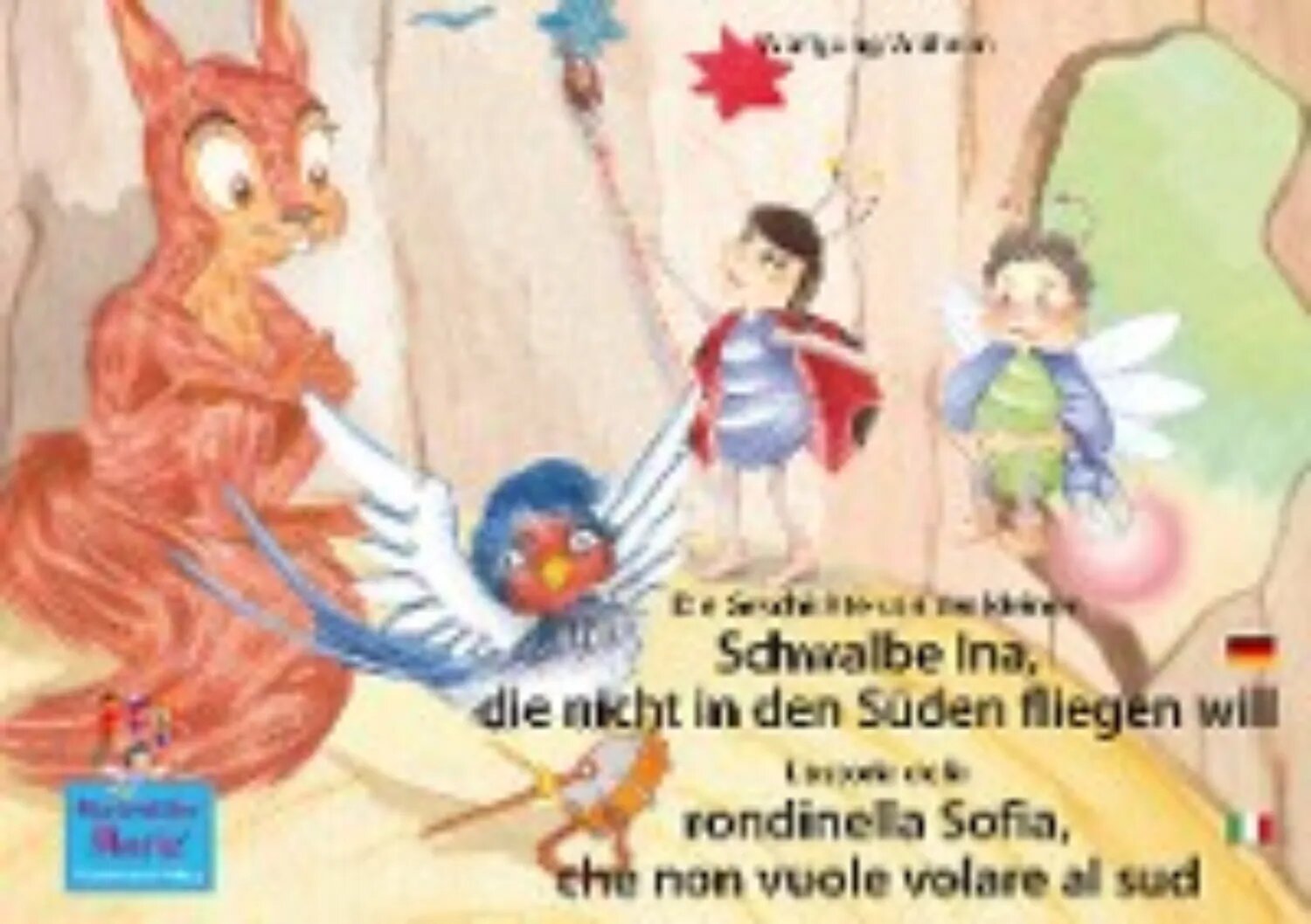Die Geschichte von der kleinen Schwalbe Ina, die nicht in den Süden fliegen will. Deutsch-Italienisch. / La storia della rondinella Sofia, che non vuole volare al sud. Tedesco-Italiano. [Цифровая книга]